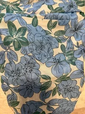 Dresses | Floral Strapless Blue Maxi Dress | Poshmark